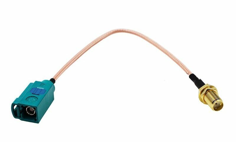 Антенный адаптер (фидер) для беспроводных устройств, SMA-female - Fakra-Z-female