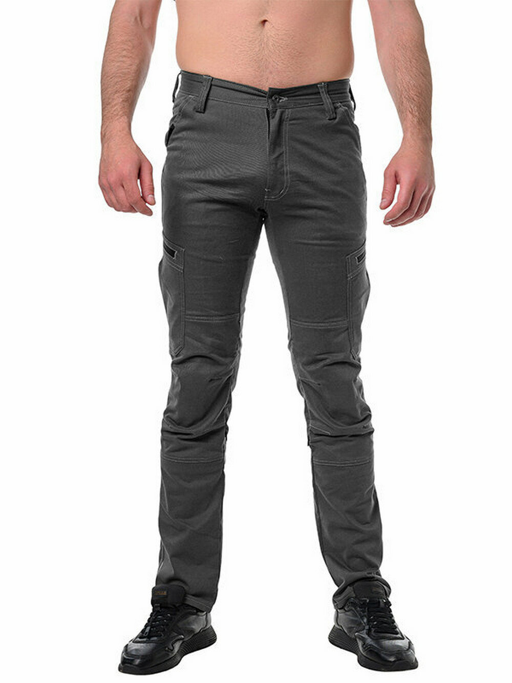 Starks Мужские мотоциклетные джинсы Python TACTIC NS серого цвета, размер 36