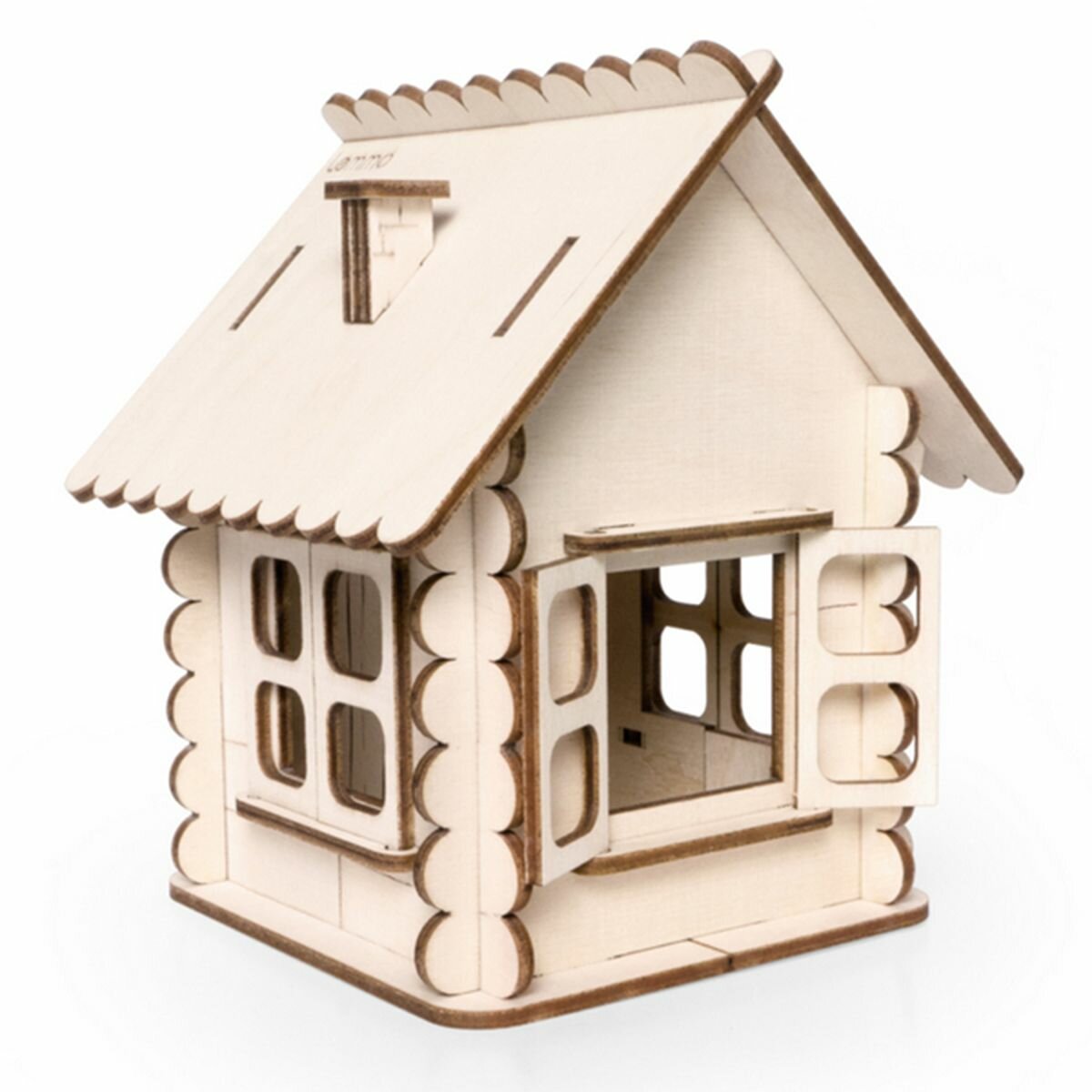 Деревянный конструктор Lemmo toys модель Кошкин домик 30 деталей 0199 5+