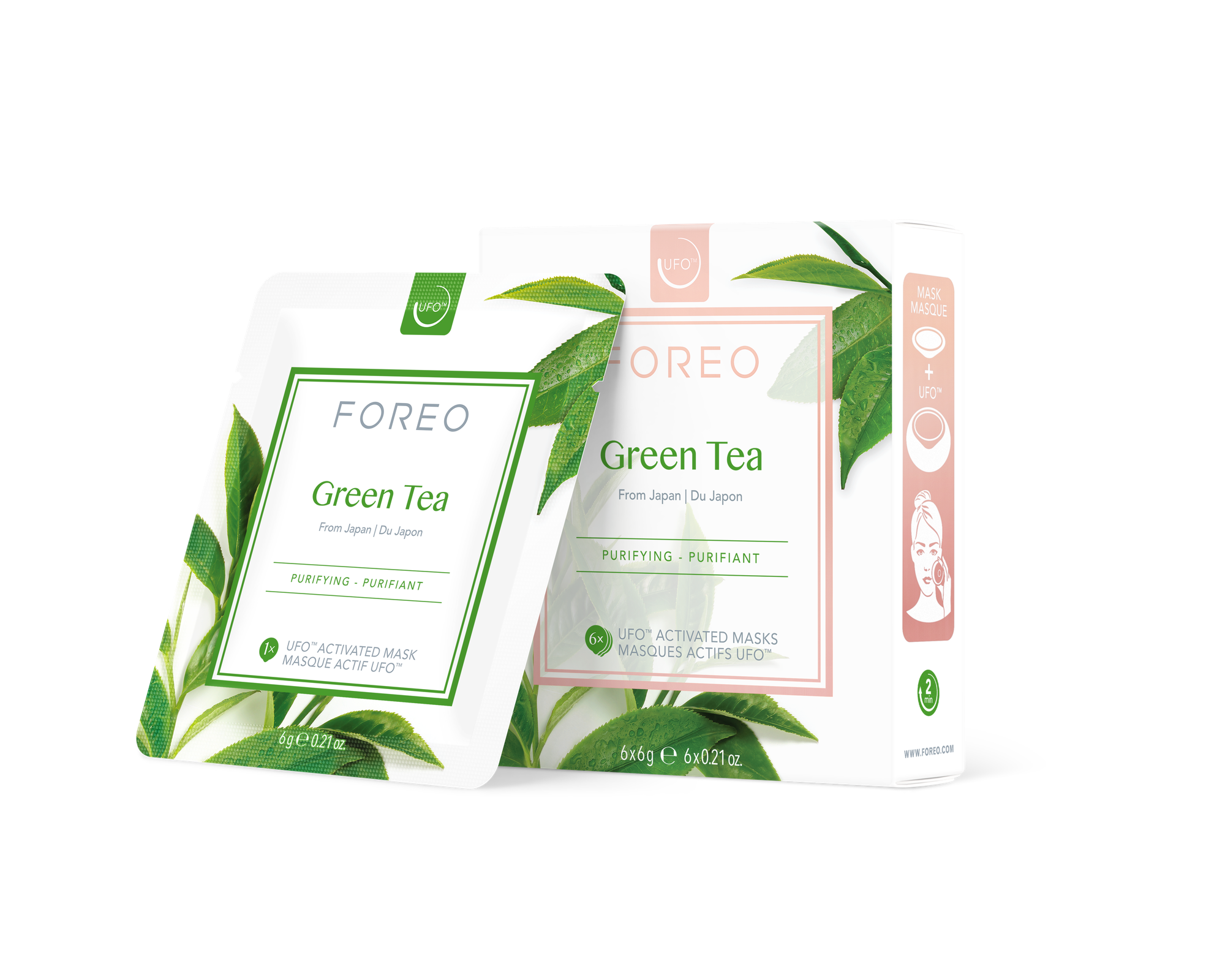 FOREO Очищающая маска для лица Green Tea для UFO