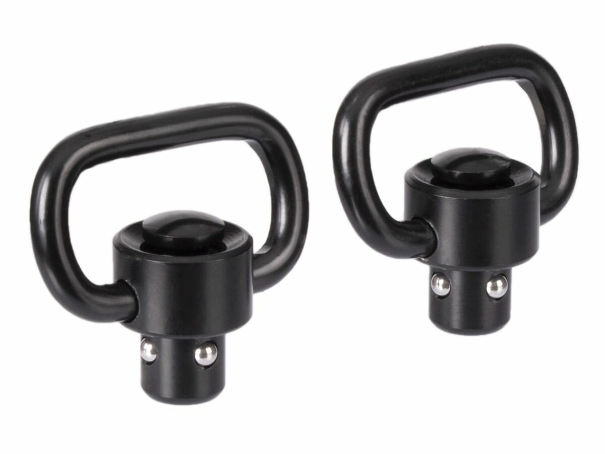 Антабка ShotTime быстросъёмная QD, для ремня 25мм, 2 штуки, чёрная