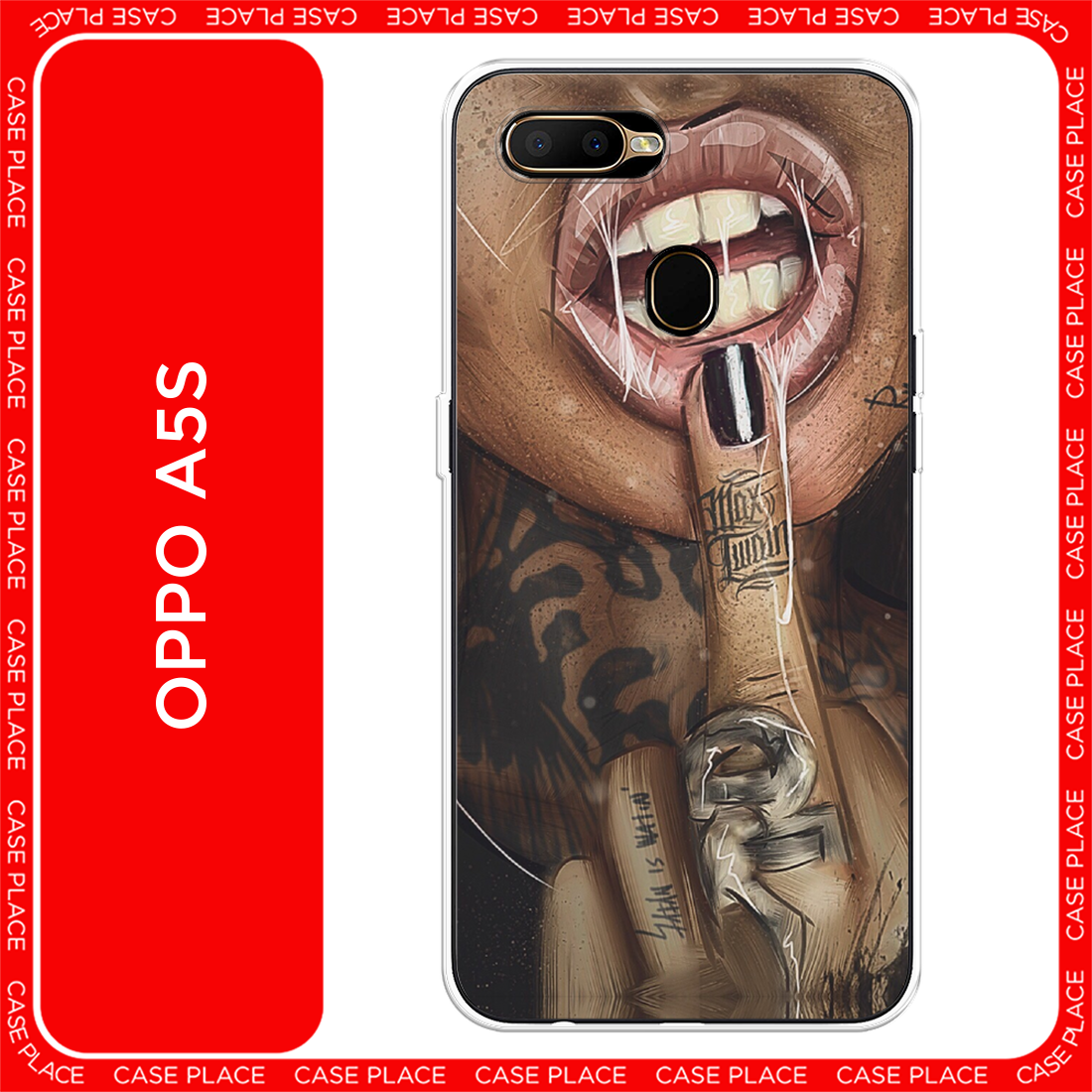 Чехол на Oppo A5s/A12 / Оппо A5s/A12 с принтом Девушка с татуировками