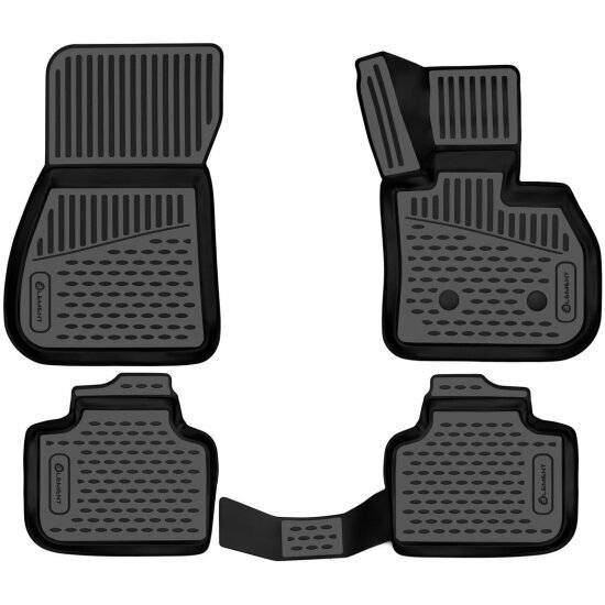 Коврики 3D в салон Element для BMW X1 (F48), 2015-2021, П. Р. кроссовер, Австралия, полиуретан, 4шт