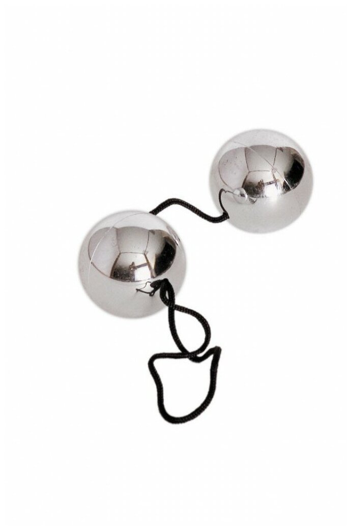 Вагинальные шарики TOYFA со смещенным центром тяжести - серебристый