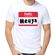 Футболка hello менуа, размер (62)6XL, белый
