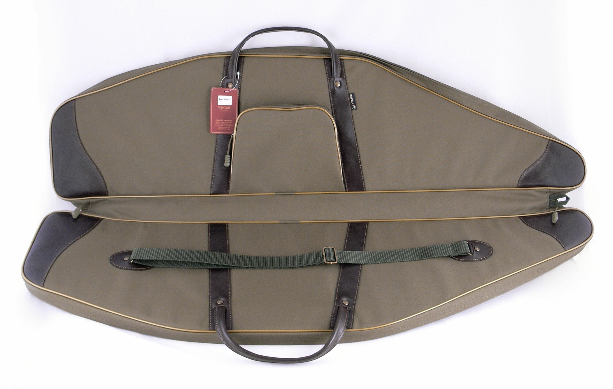 Чехол Vektor К-601 для винтовки с ночным прицелом, 118 см, мягкий. зеленый