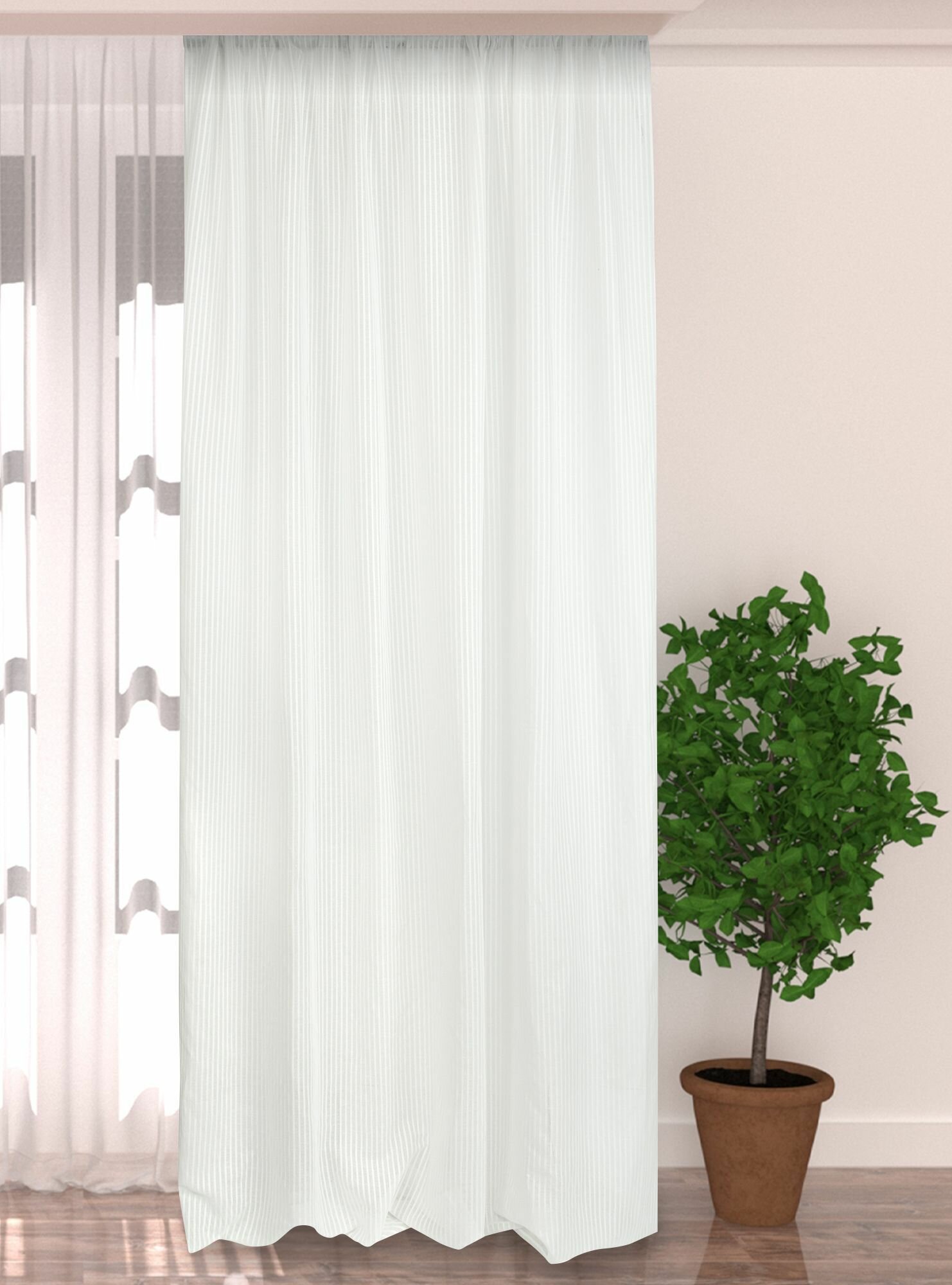 Льняные шторы "Марсель" 250х250 - Белорусский лен