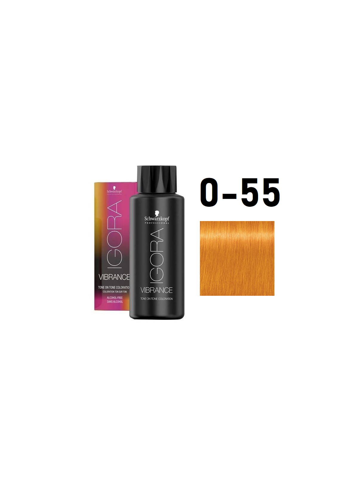 Schwarzkopf Professional Schwarzkopf Igora Vibrance 0-55 - Краситель тон-в-тон золотистый микстон 60 мл