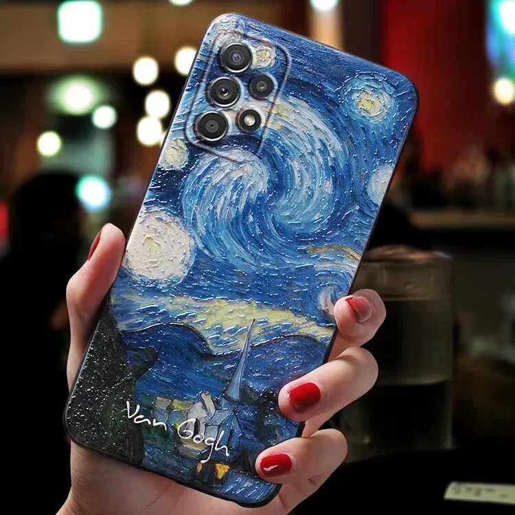 Чехол Samsung Galaxy A54 Van Gogh Starry Night