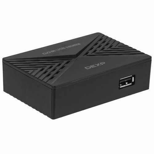 Приставка для цифрового ТВ DEXP HD 7789P черный