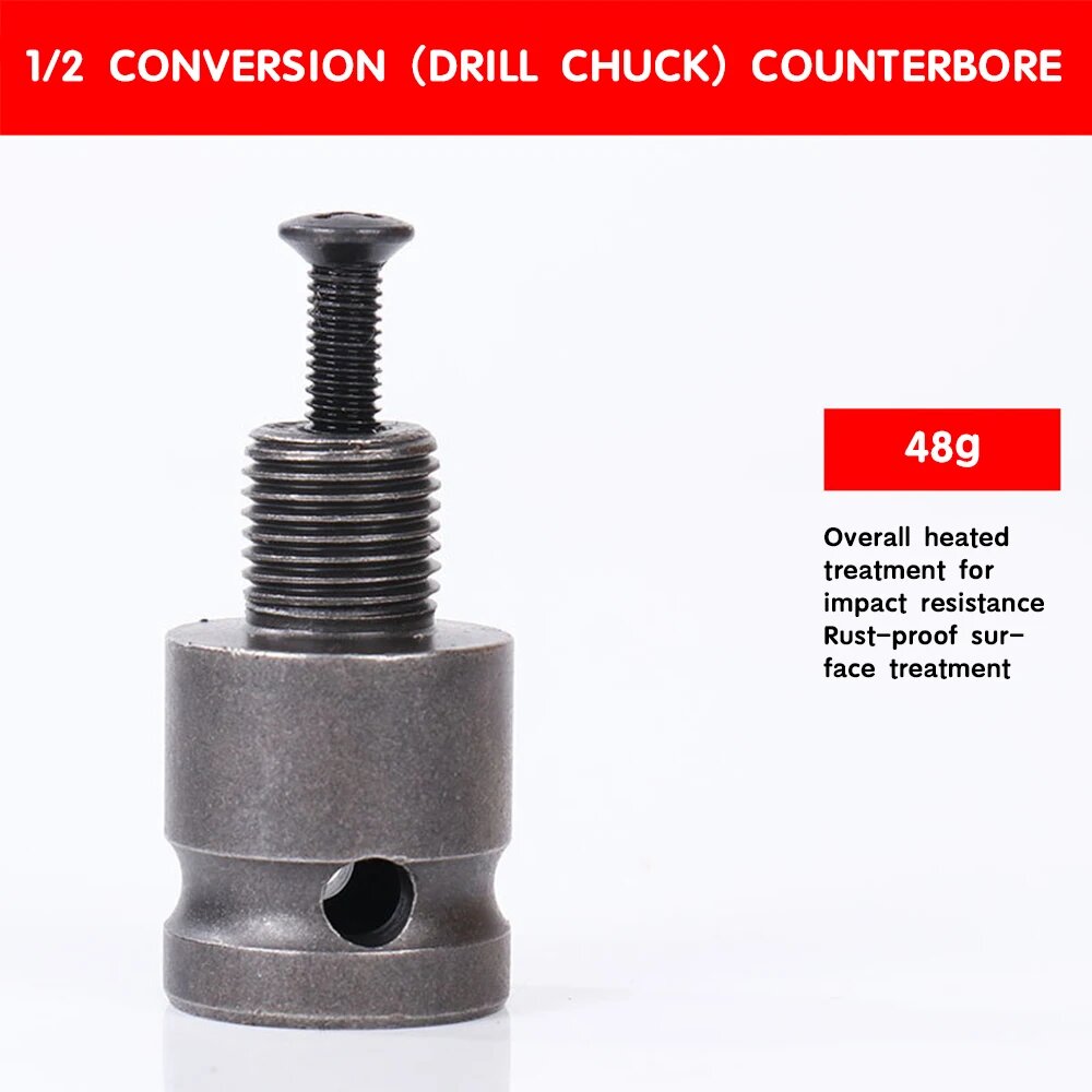 Адаптер сверлильного патрона 1/2"-3/8" XMSJ A