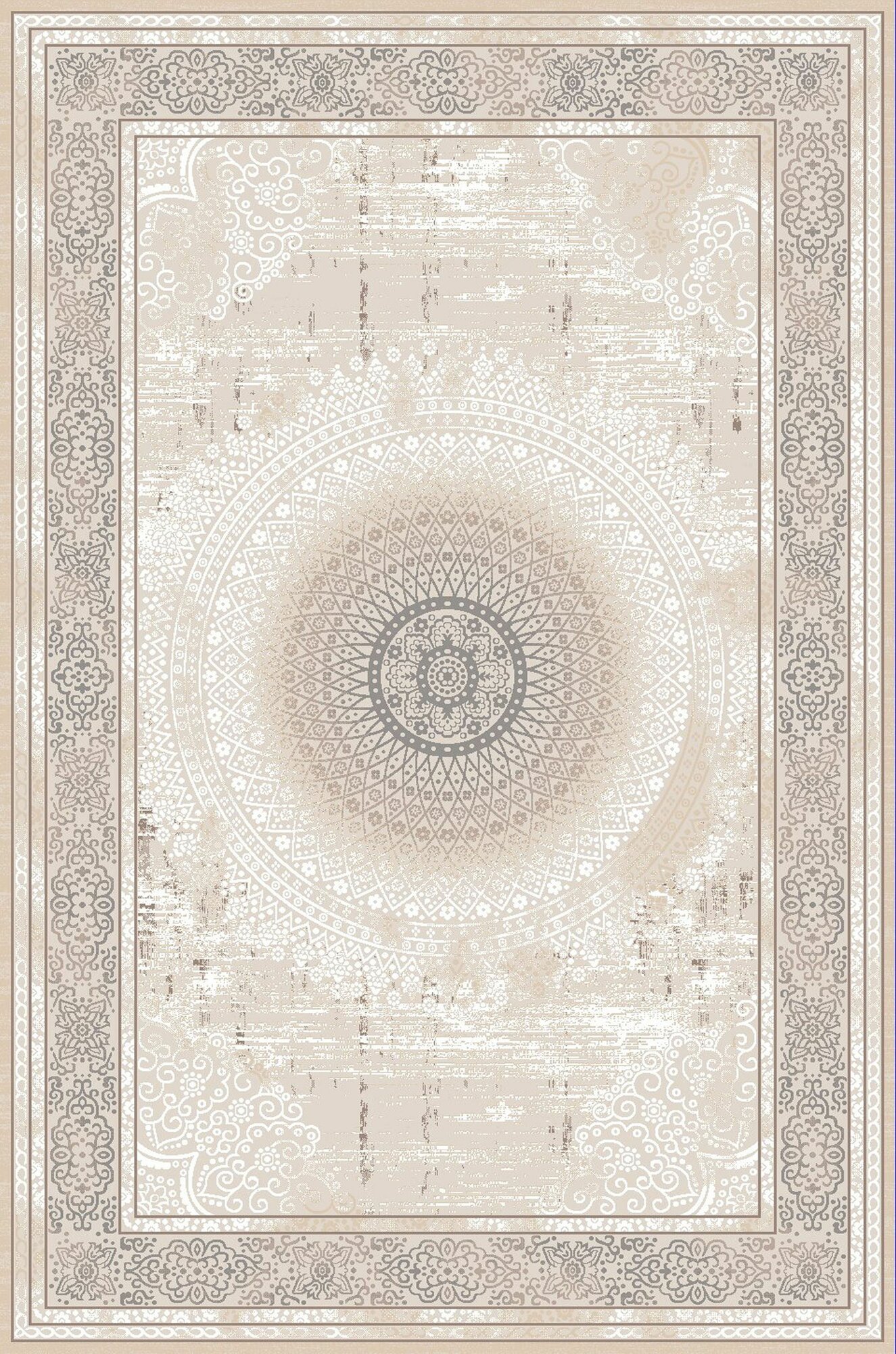 Elisa Ковер турецкий Palma 4890A D. Grey-D. Grey 1.5x2.3м