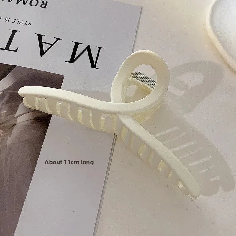 Заколка-фиксатор "Акула", бежевая, 002#, для женщин