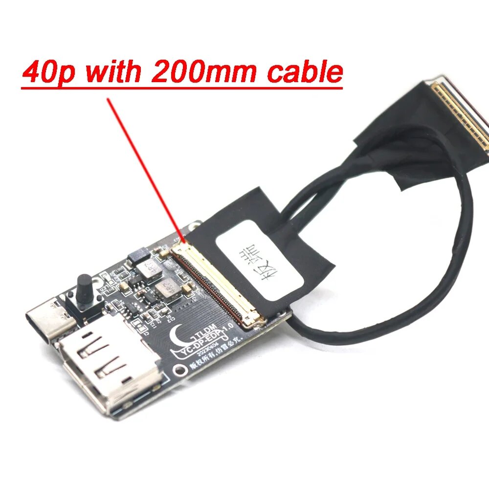 DP EDP сигнал адаптер плата 40PIN
