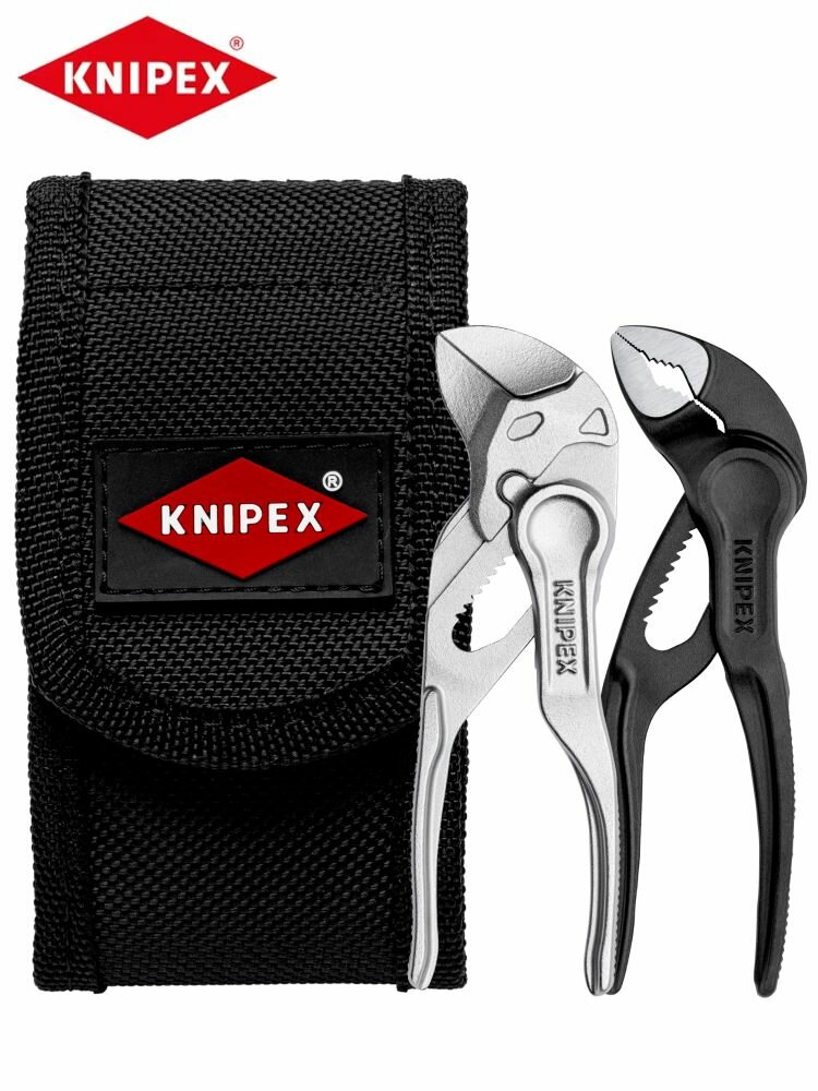KNIPEX 00 20 72 V04 XS Набор мини-щипцов Cobra 8700100 8604100