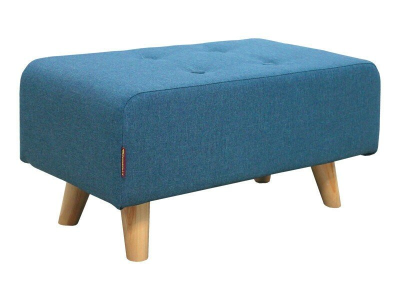 Банкетка в прихожую с сиденьем Клементина 65,0х35,0х33,0 см, темпо 7 синий