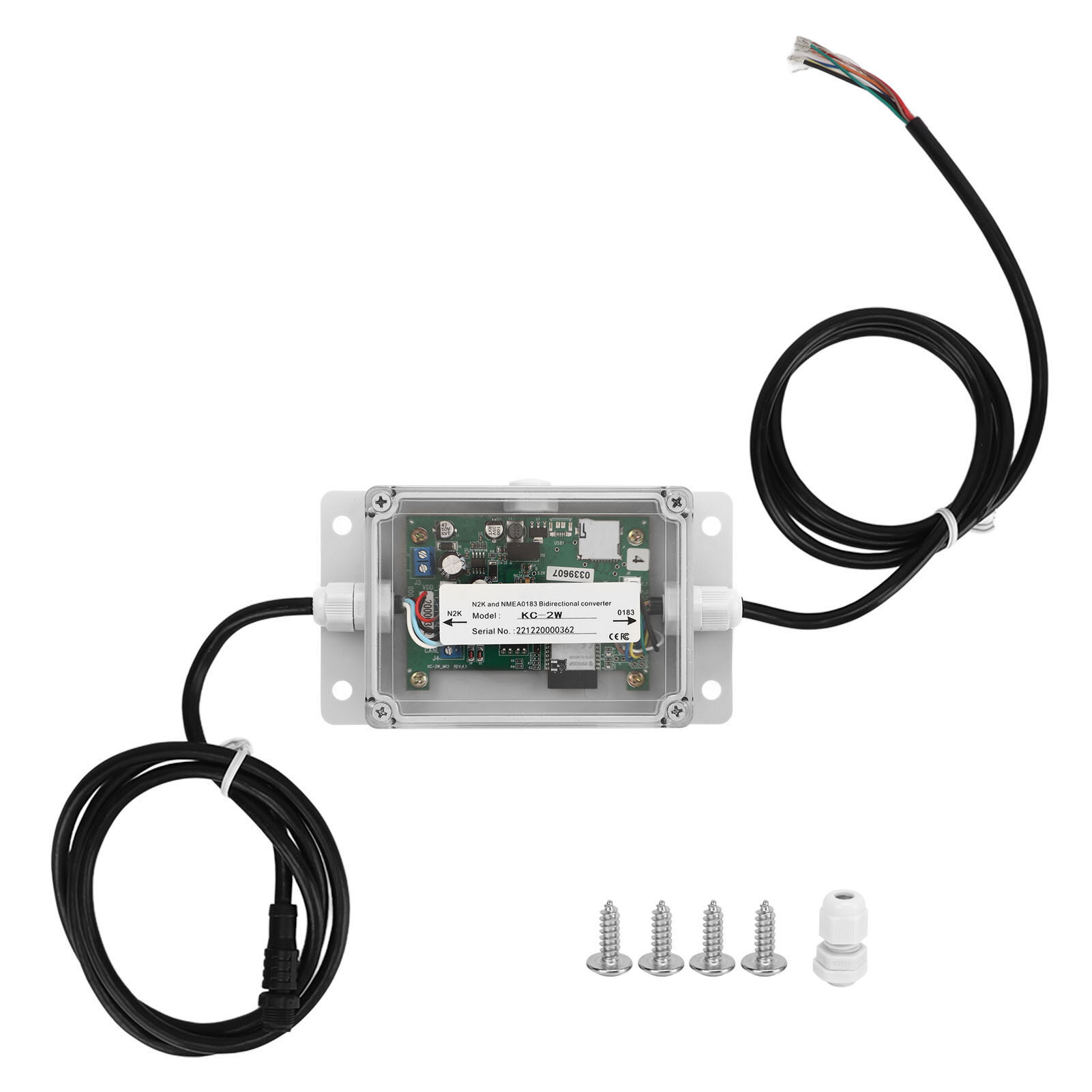 KC-2W для NMEA2000 NMEA0183 Двунаправленный преобразователь с поддержкой Wi-Fi, датчик расхода топлива, подключение и использование без установки драйверов.