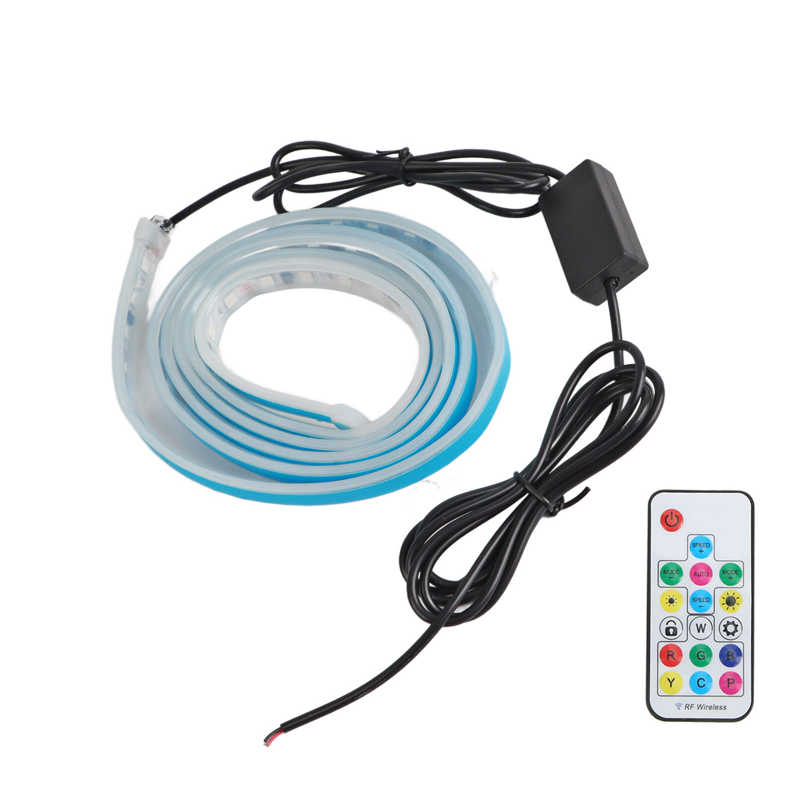 1,8 м Гибкая LED-лента для авто с пультом 12V RGB 5W для капота