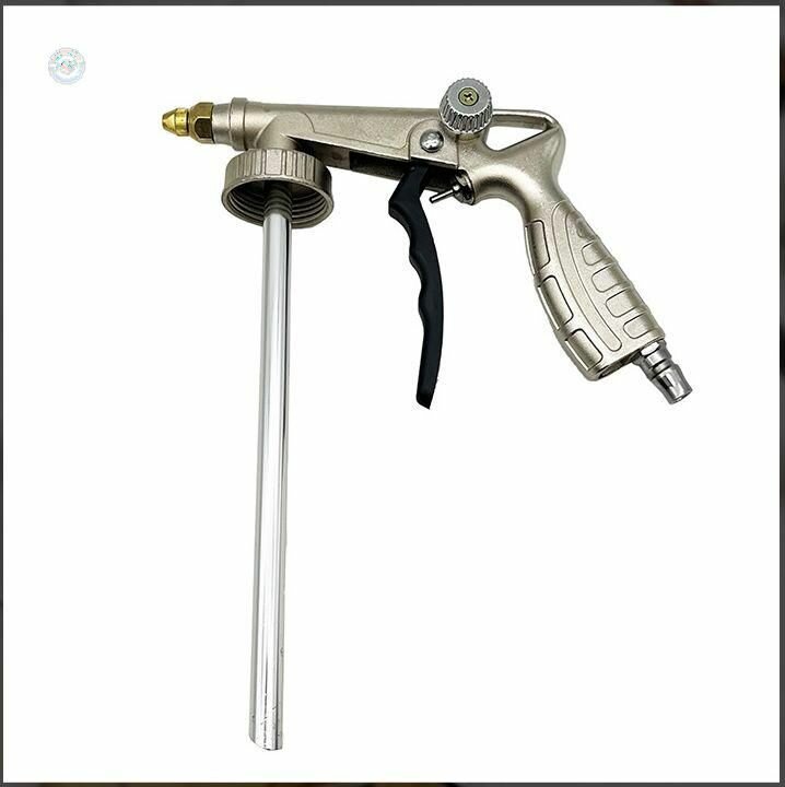 Пистолет для антигравийных покрытий IMS PRO с регулятором подачи, пластиковой трубкой 500 мм и насадкой 360 , совместимый с евробаллонами, для нанесения антикора, битума, воска и водоразбавимых составов