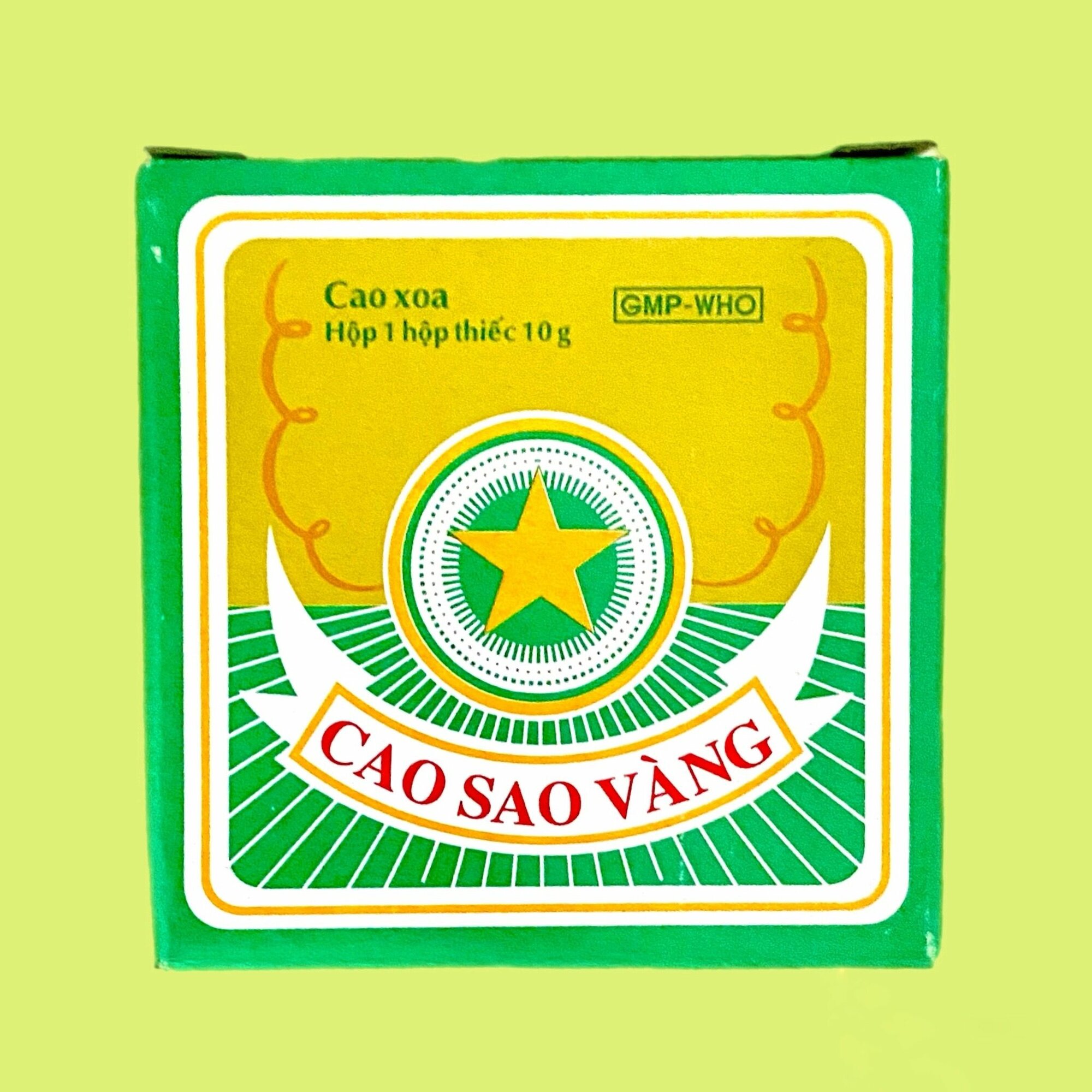 Бальзам Cao Sao Vang "Золотая звезда", натуральный, для облегчения симптомов, 10 г