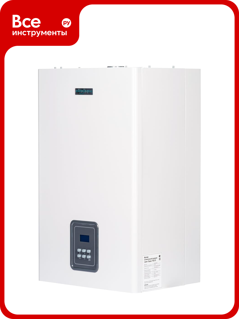 Отопительный газовый котел Kotitonttu TOIVO T30 DK с шиной OpenTherm, двухконтурный настенный, медный теплообменник