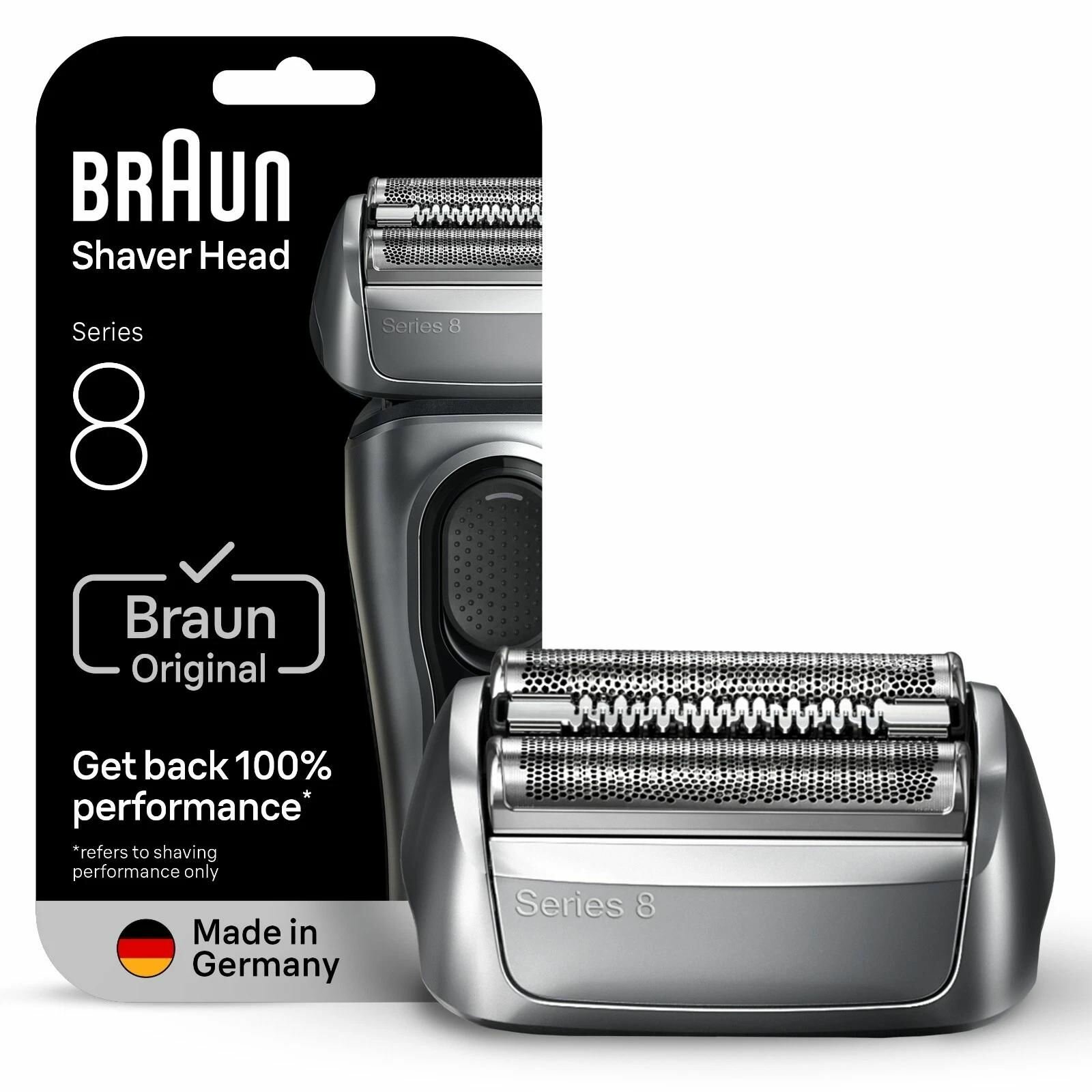 Комплектующие для электробритв Braun с режущим блоком, 83M, серебряные, 1 шт