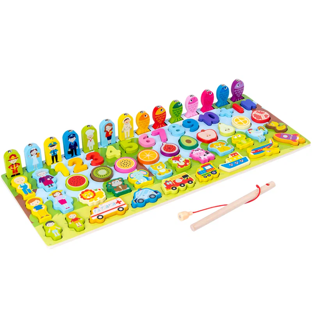 Развивающая игрушка DL сортер 7 в 1 на магнитах FG240424095L для детей от 3-х лет