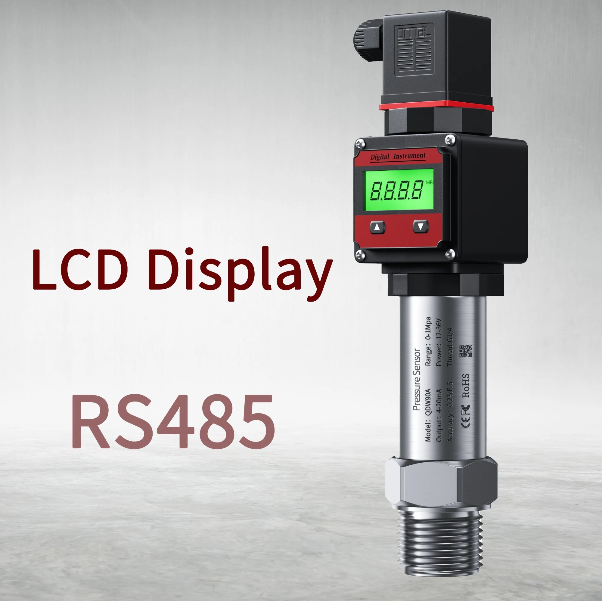 Цифровой датчик давления Vadias 0-4 МПа 4-20 мА 0-6Mpa, RS485 M20-1.5