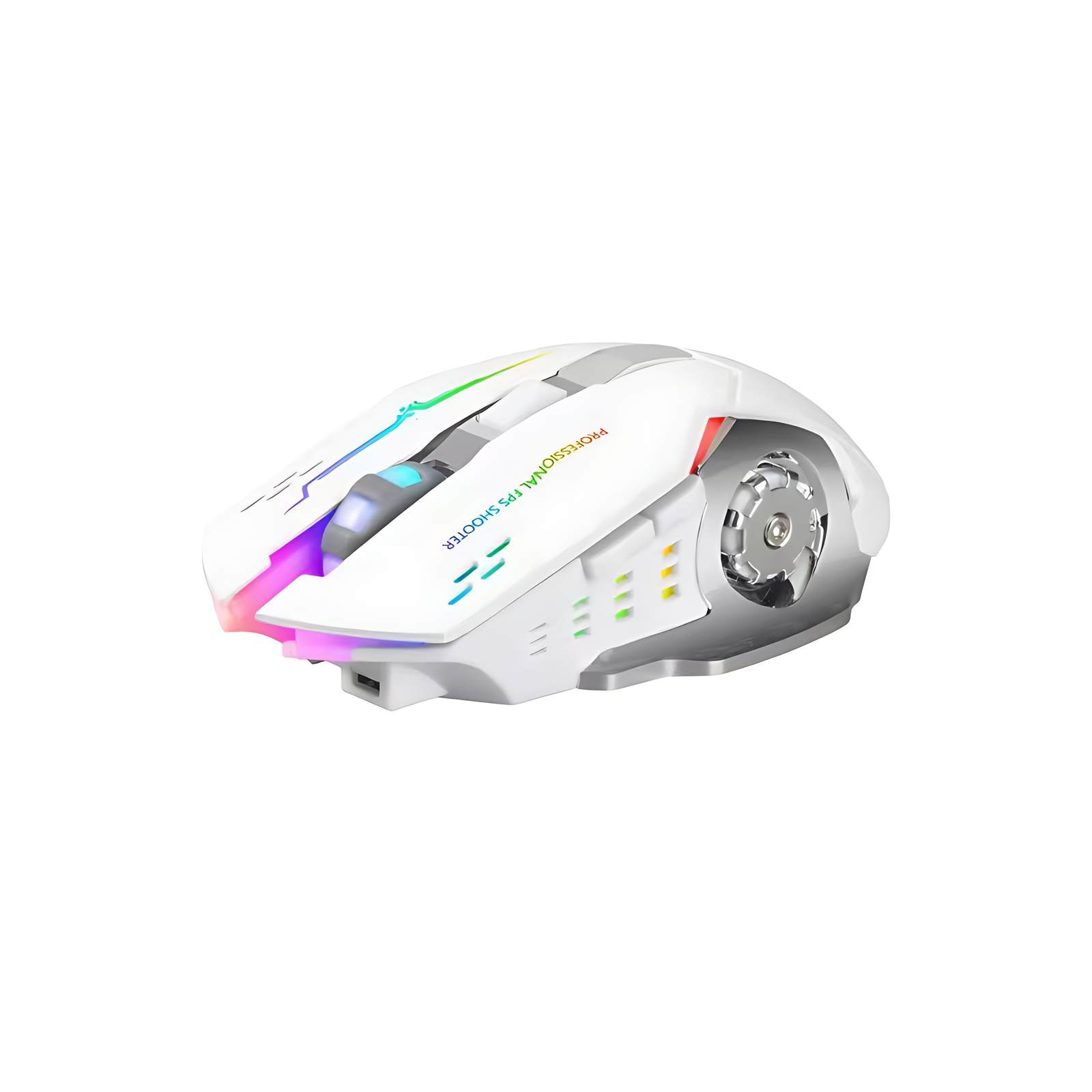Игровая Беспроводная Заряжаемая Мышь Dual Mode Тихая 3DPI Для ПК Ноутбука