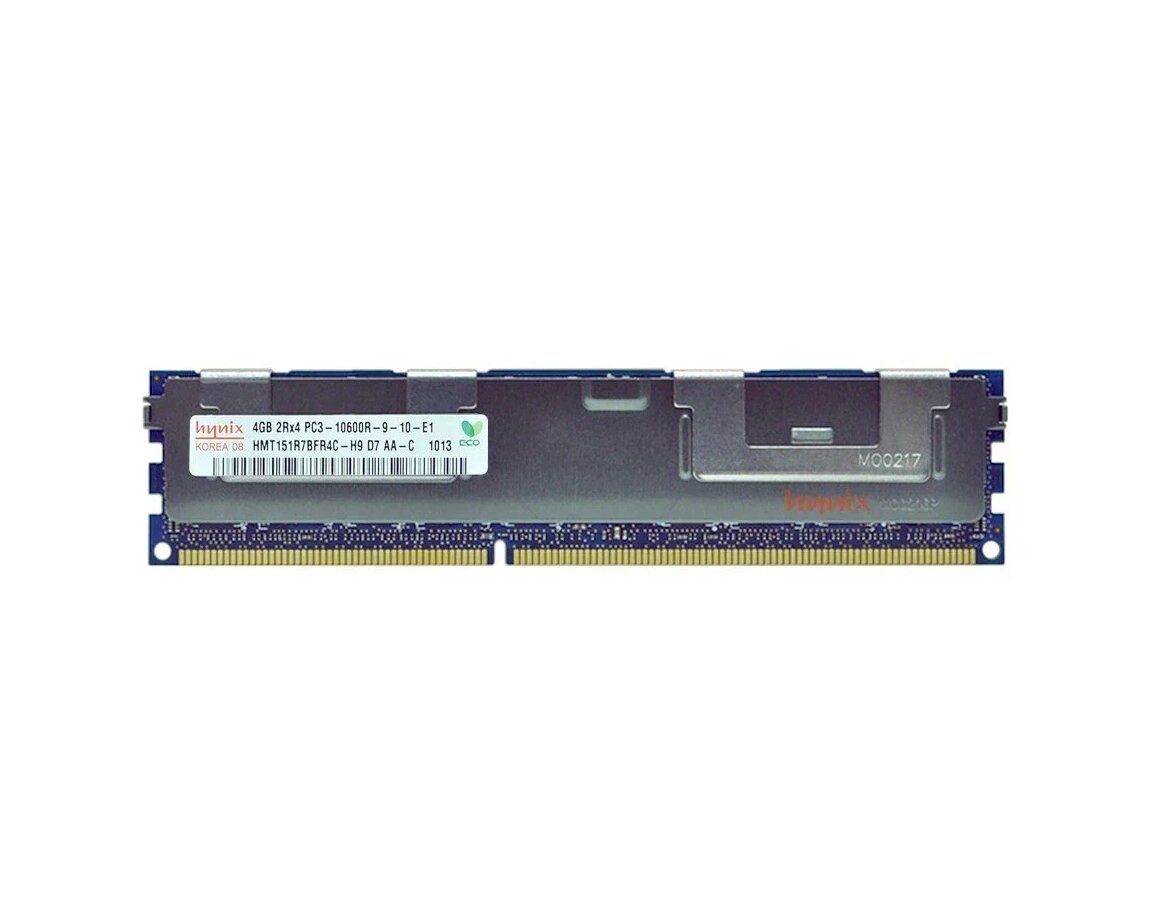 Модуль памяти для сервера DDR3 4Gb Hynix HMT151R7TFR4C-H9 PC3-10600R 1333Mhz ECC REG x4 1,5V Dual Rank