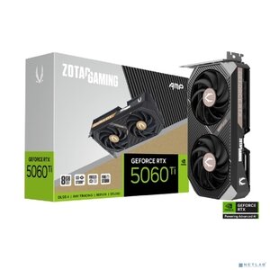 Видеокарта Zotac Видеокарта Zotac PCI-E 5.0 RTX 5060 Ti 8GB AMP NVIDIA GeForce RTX 5060TI 8Gb 128bit GDDR7 2632/28000 HDMIx1 DPx3 HDCP Ret