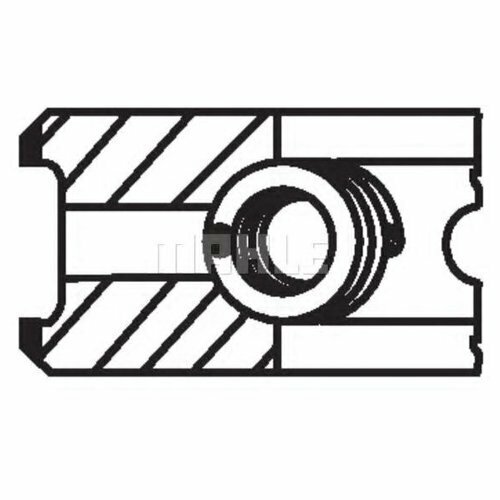 Комплект поршневых колец на поршень Knecht/Mahle 00208N1 для Mercedes 190 (W201) W201, E-CLASS W124, KOMBI TMODEL S124 S124, W124 W124