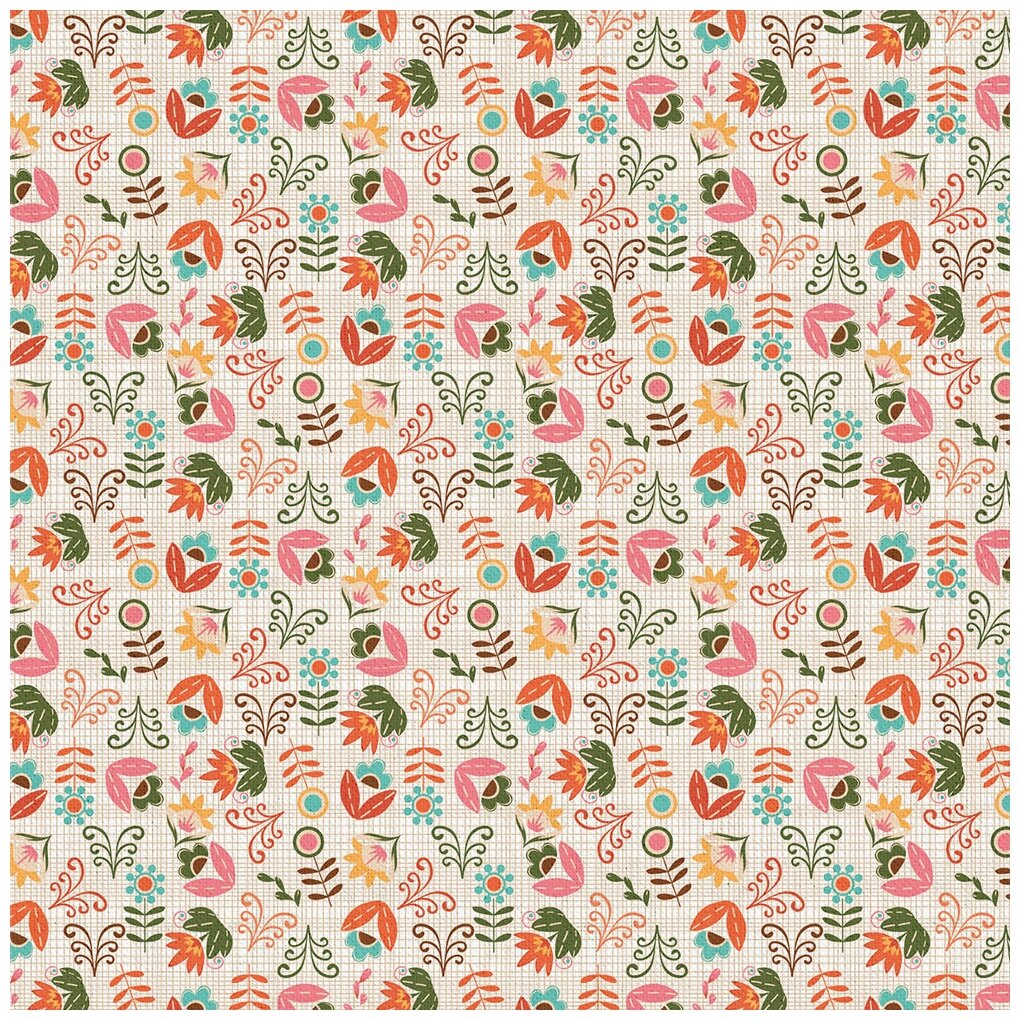 PEPPY лесные жителиткань для пэчворка 50x55 см 100% хлопок ЛЖ-14 белый для квилтинга