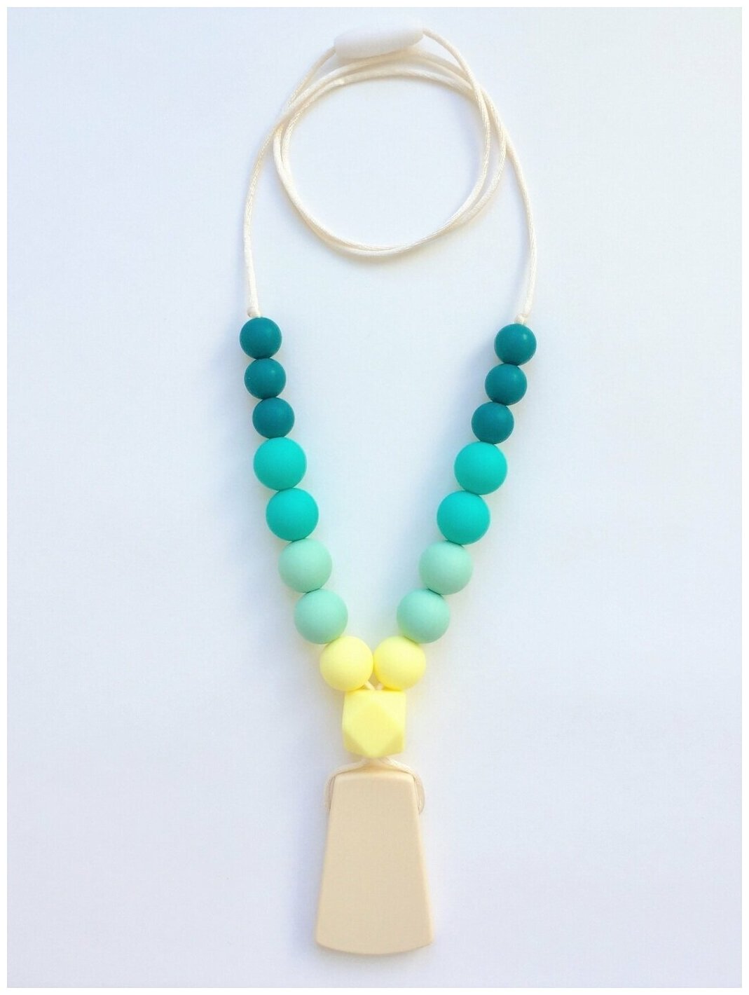 Грызунок прорезыватель для зубов детский - Слингобусы из пищевого силикона , силиконовый кулон прорезыватели , iSюминка "Молочный", 13082014