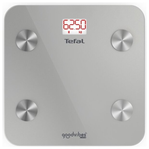 Умные весы Tefal GOODVIBES LIFE BM9600S1 серебристые