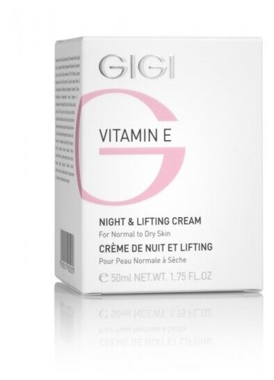 GIGI Vitamin E Night & Lifting Cream Крем ночной лифтинговый 50 мл