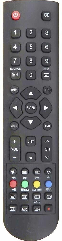 Пульт JKT-106B-2 для телевизора DEXP, HYUNDAI