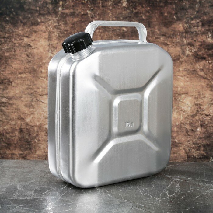 Канистра алюминиевая с крышкой, 10 л, микс