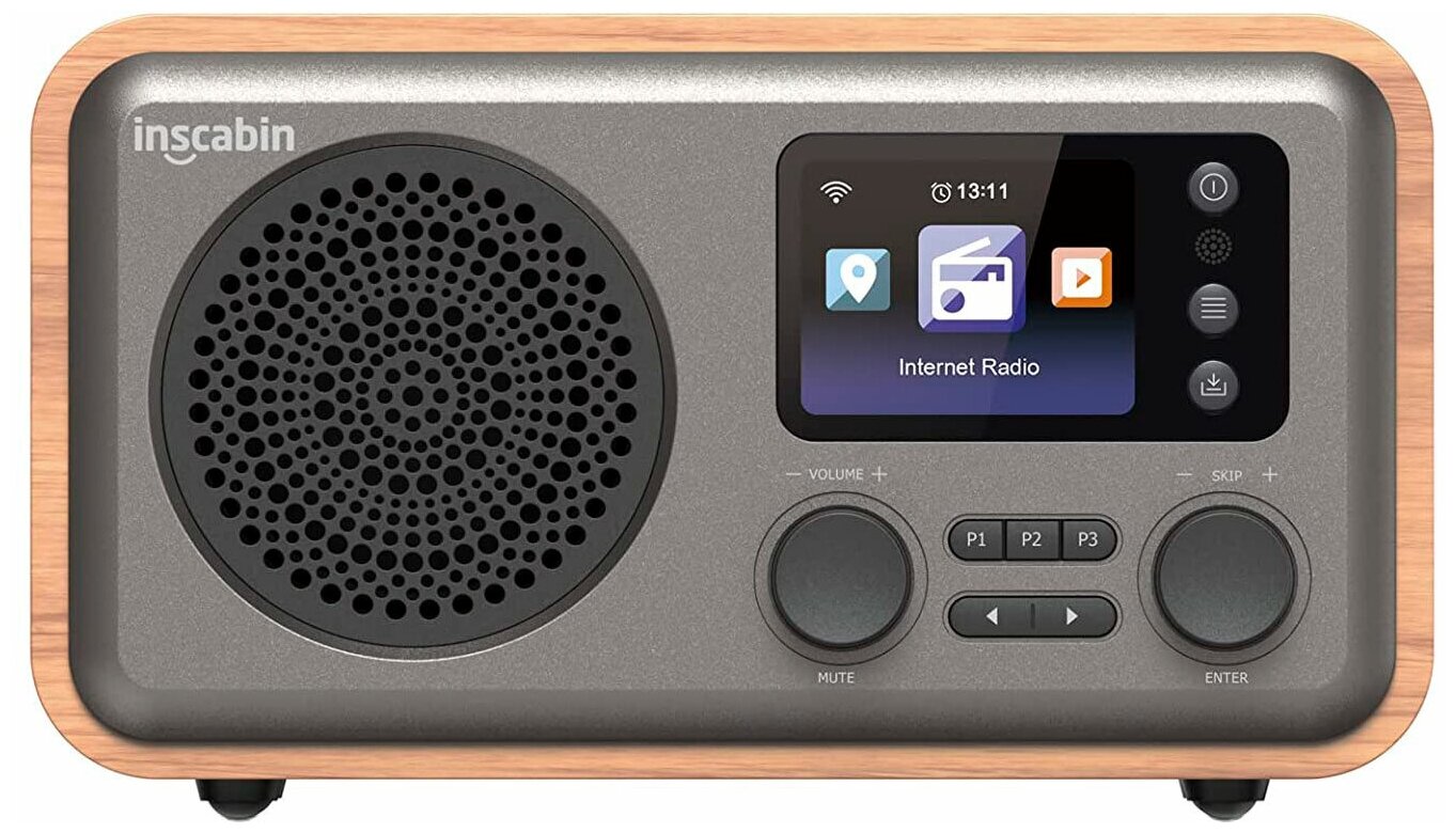 Стерео интернет-радио Inscabin D8 Cherry (WiFi, FM, DAB, Bluetooth, USB ...