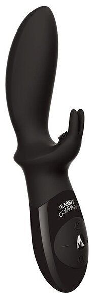 Чёрный анальный вибратор Beaded Backdoor Rabbit
