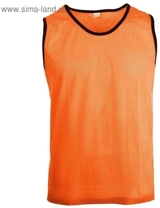 Манишка футбольная, р. 50, оранжевая