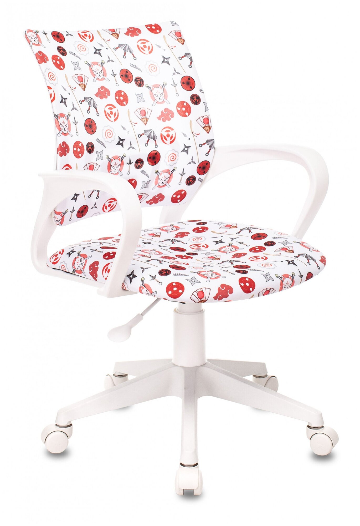 Кресло детское Бюрократ KD-W4 белый наруто крестовина пластик пластик белый