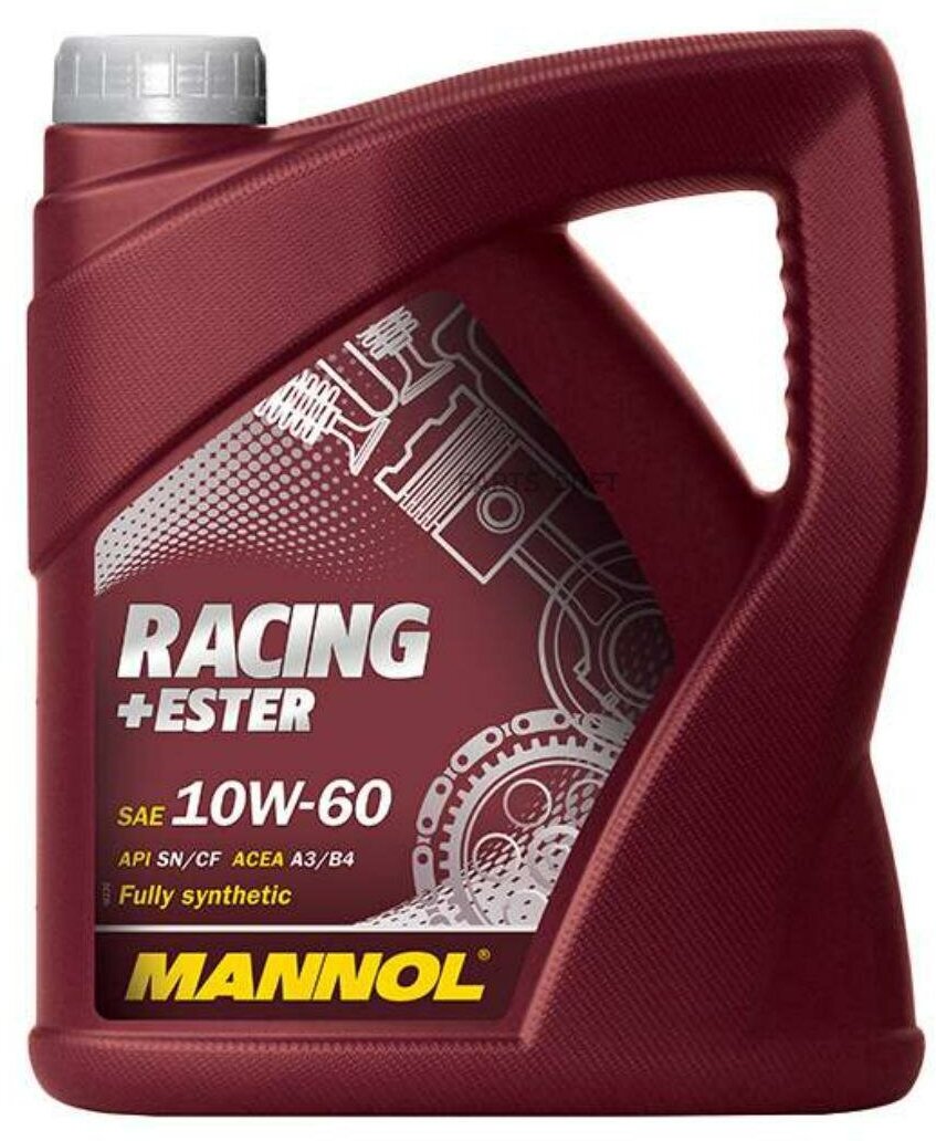 Mannol racing+ester 10w-60 sn/ch-4 a3/b4 (4л)