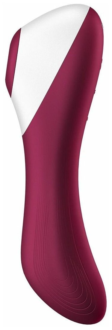 Бордовый вакуум-волновой вибростимулятор Dual Crush