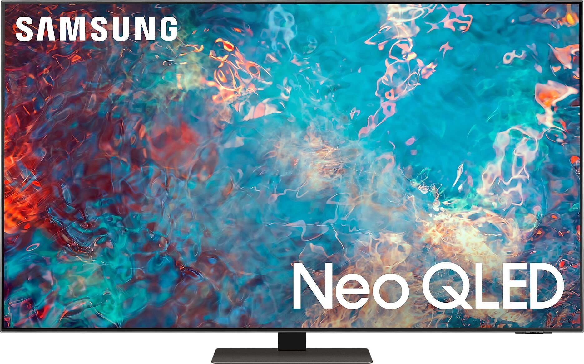 65" Телевизор Samsung QE65QN87AAUXCE, QLED, 4K Ultra HD, черненое серебро, смарт ТВ, Tizen OS