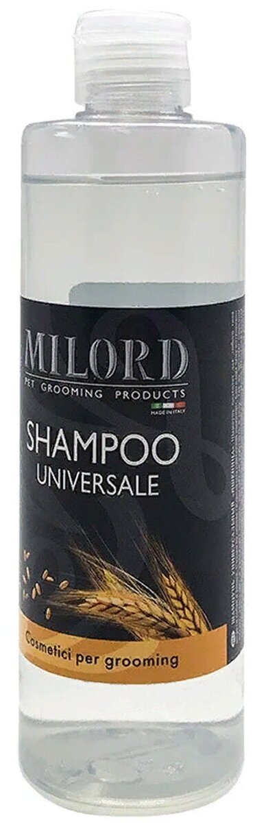 Шампунь для собак Milord Shampoo Universale универсальный с пшеницей 300 мл (1 шт)