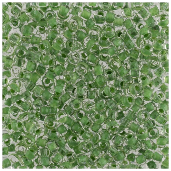 Бисер для рукоделия 50 г Чехия Gamma круглый 5 10/0 2.3 мм Е601 зеленый (38357)