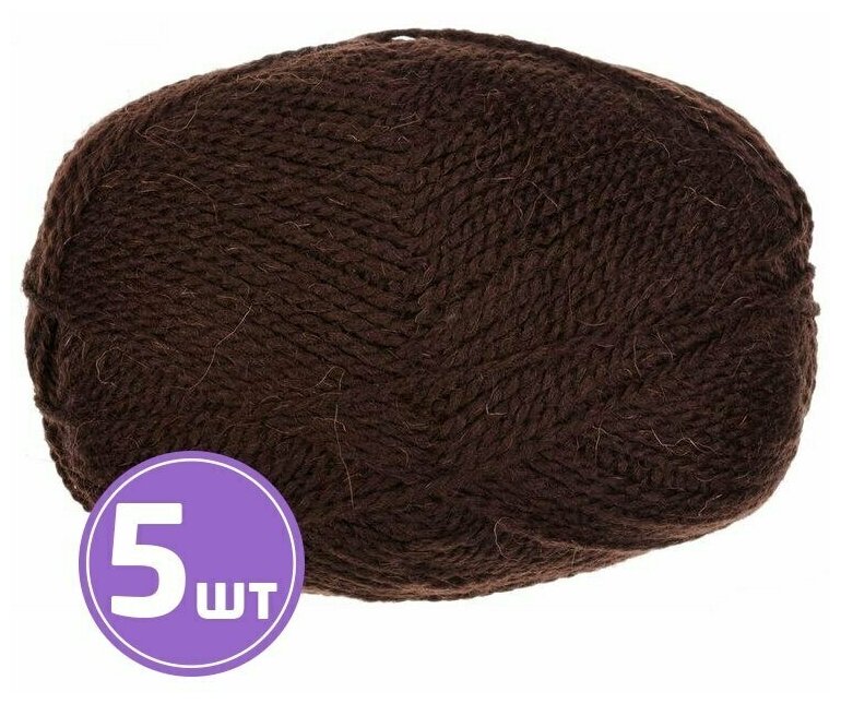 Пряжа Семеновская пряжа Natasha (1443), махагон 5 шт. по 100 г