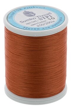 Швейные нитки SumikoThread для пэчворка STP1 50 100% хлопок 200 м 219 я №10 охра