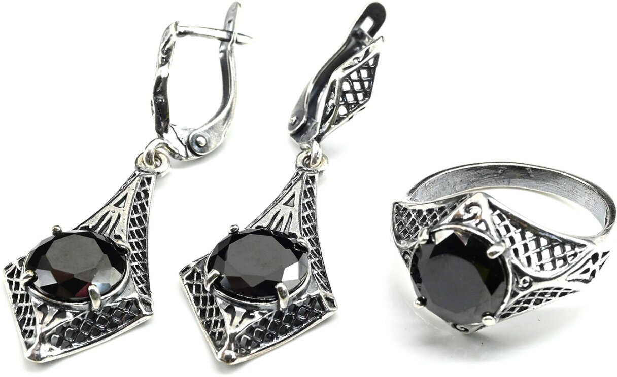 Серьги, циркон